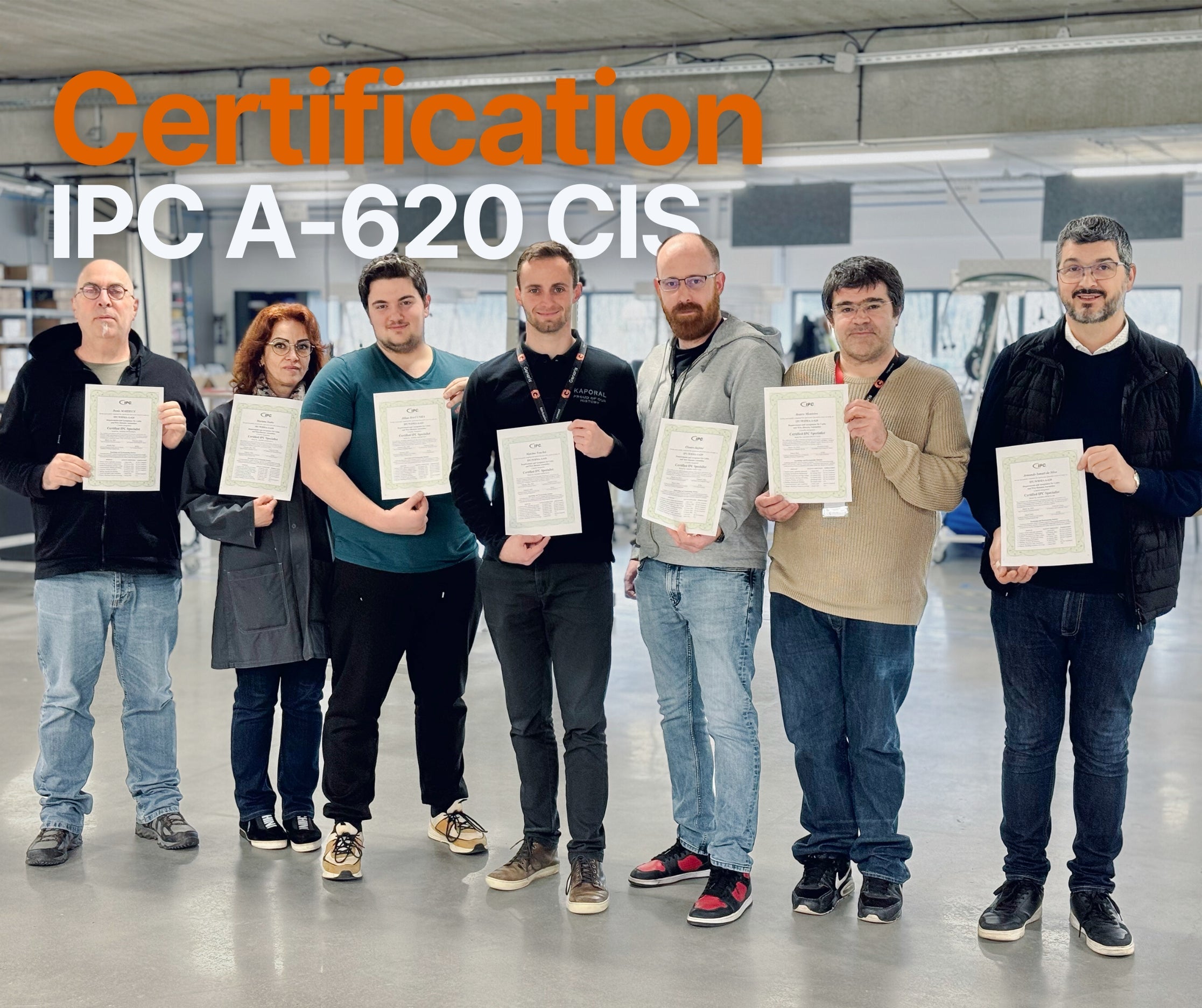 Nos 7 nouveaux diplômés IPC A-620 CIS – Groupe Genaris